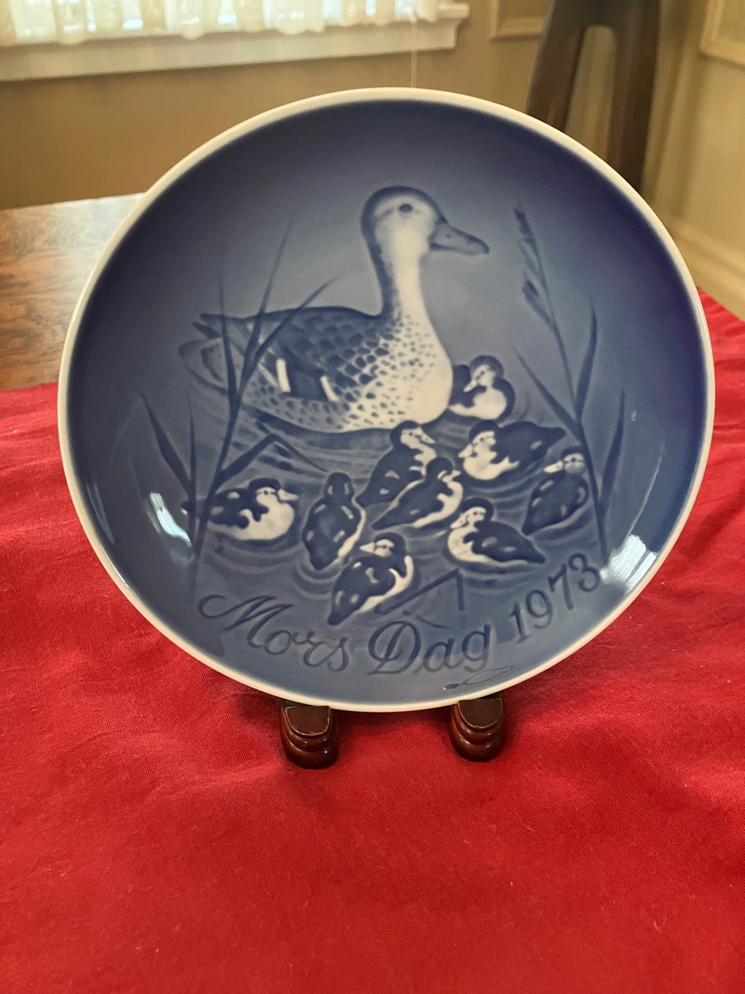 1973 B&G bing and Grondahl Mors Dag mother's Day Collectible Plate - Etsy