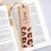 Animal Print Bookmark Perosnalized Leopard, Zebra, Giraffe, Snake Croc ...