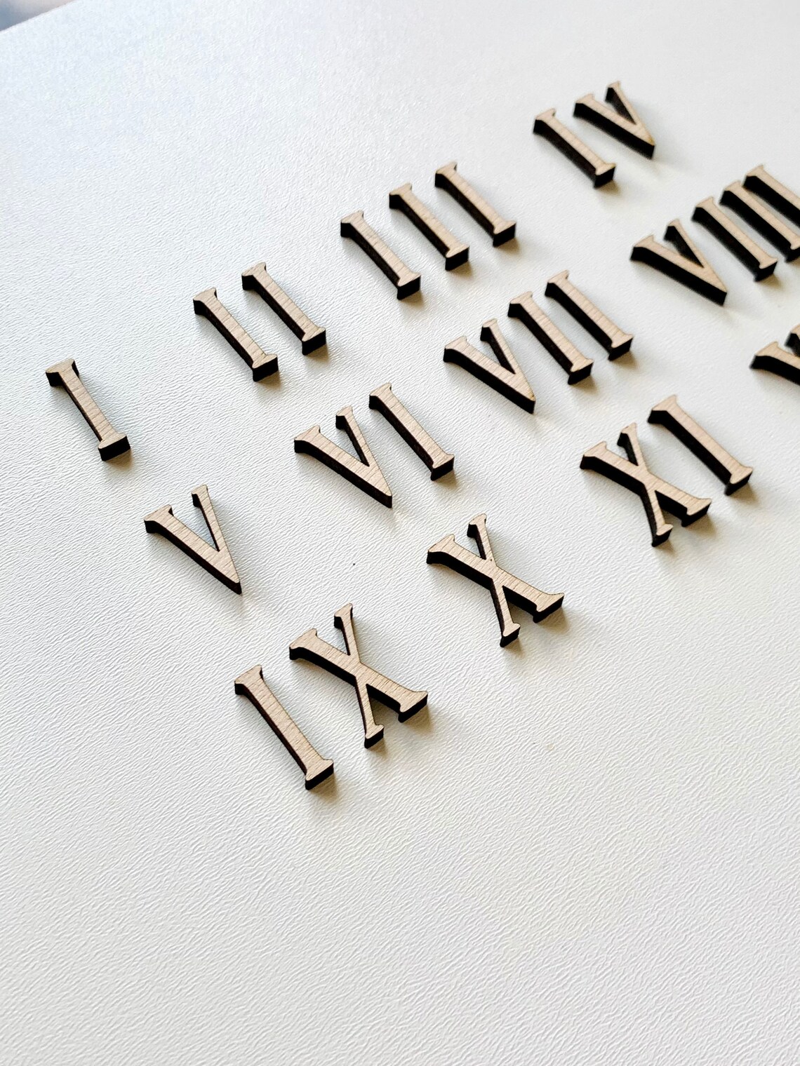 Roman Clock Numbers Latin Numbers in Bulk DIY Tiny Miniature - Etsy