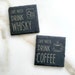 Personalized Slate Coasters Funny Engraved Coasters, Save Water Drink ...