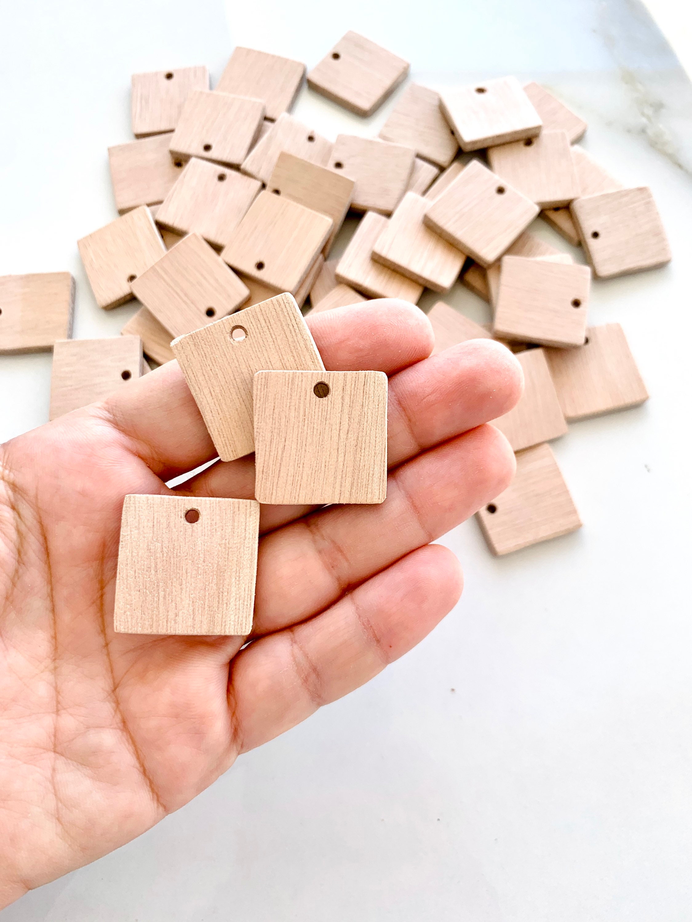 Blank Wood Square Cutouts for Crafts Coasters in Bulk - Etsy