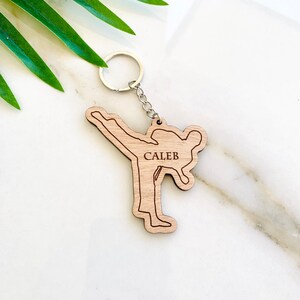 Karate Keychain Gift Personalized, Martial Arts Gift, Taekwondo Name ...