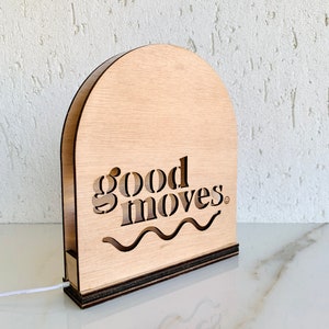 Custom Logo Light Lamp Wood Arch Logo Night Light Custom Led - Etsy