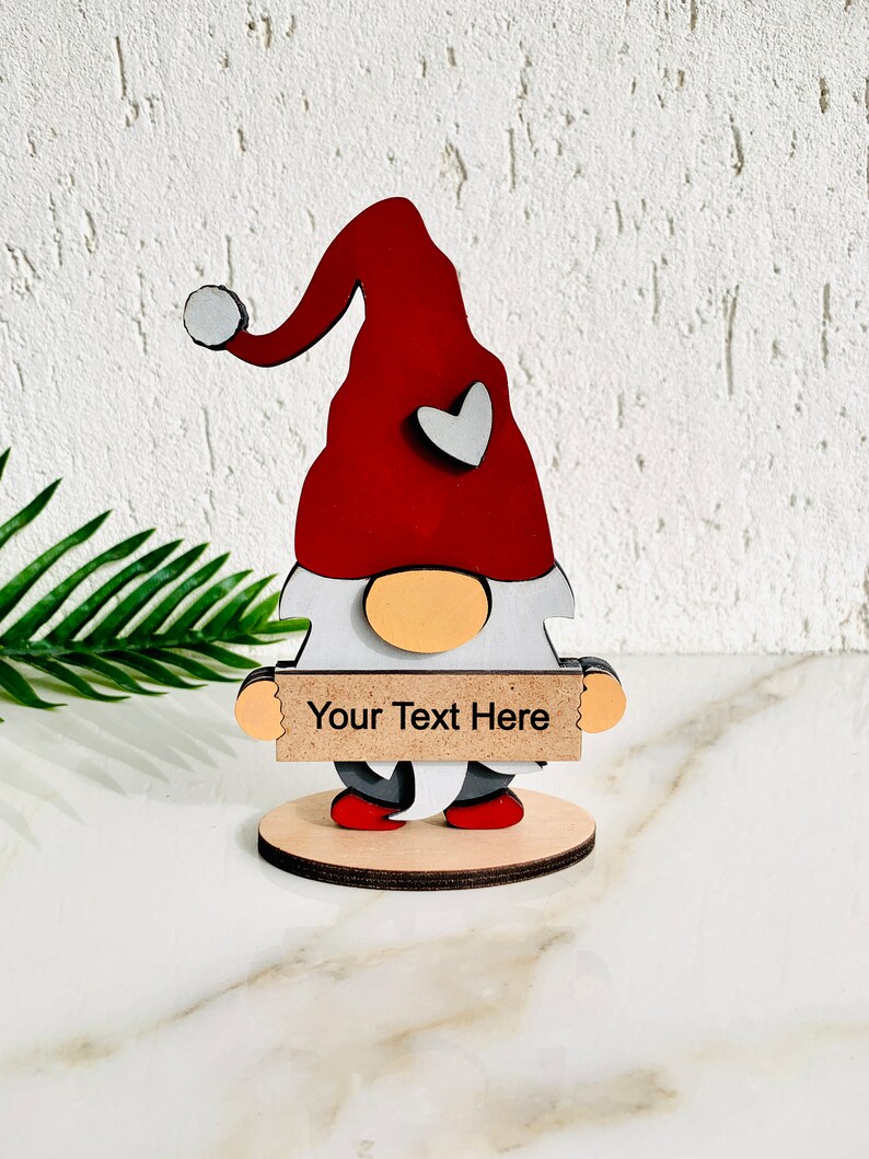 Custom 3D Gnomes Couple Personalized Christmas Gnomes Name - Etsy