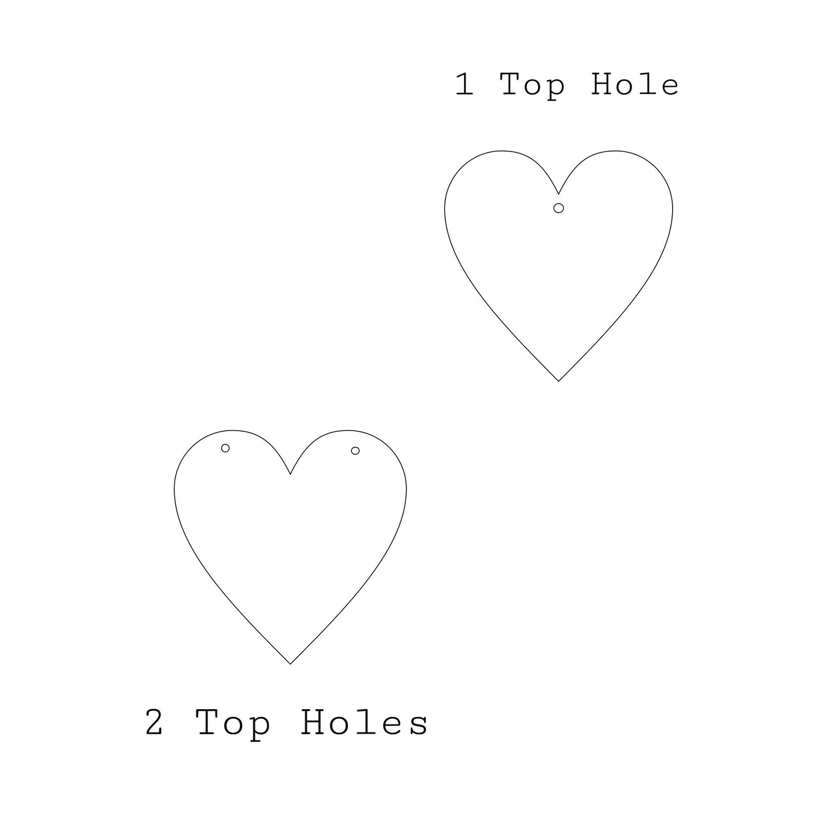 Hearts Wood Cutouts Blank Name Place Cards Bulk Craft Tiny - Etsy