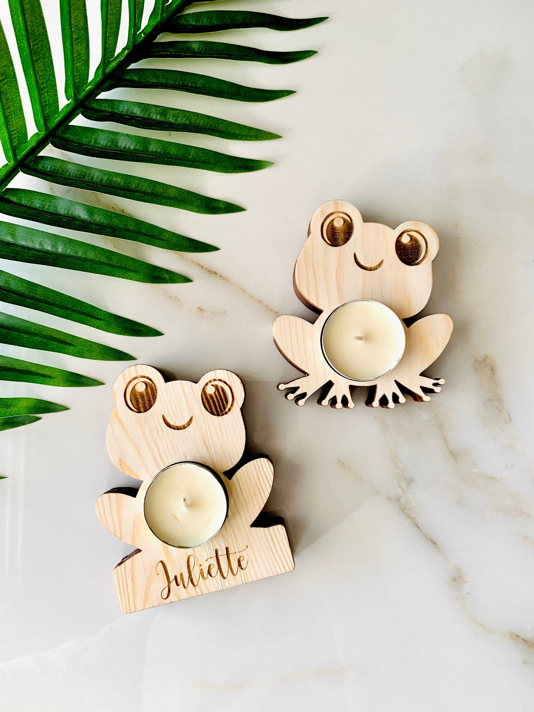 Frog Candle Personalized Frog Gifts Frog Decor Name Frog - Etsy
