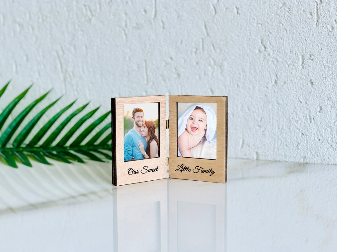Instax Mini Photo Frame Double Polaroid Photo Frame, Personalized Tiny ...