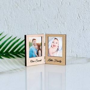 Instax Mini Photo Frame Double Polaroid Photo Frame, Personalized Tiny ...