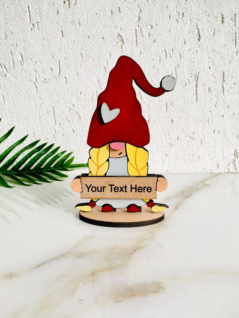 Custom 3D Gnomes Couple Personalized Christmas Gnomes Name - Etsy
