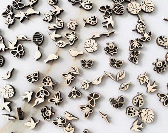 Small Wood Cutouts - Etsy