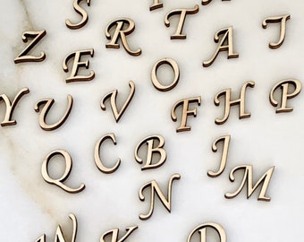 Small Wooden Letters | Etsy