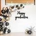 Happy Graduation Backdrop Sign, Graduation Party Decor Wood Sign, Laser ...