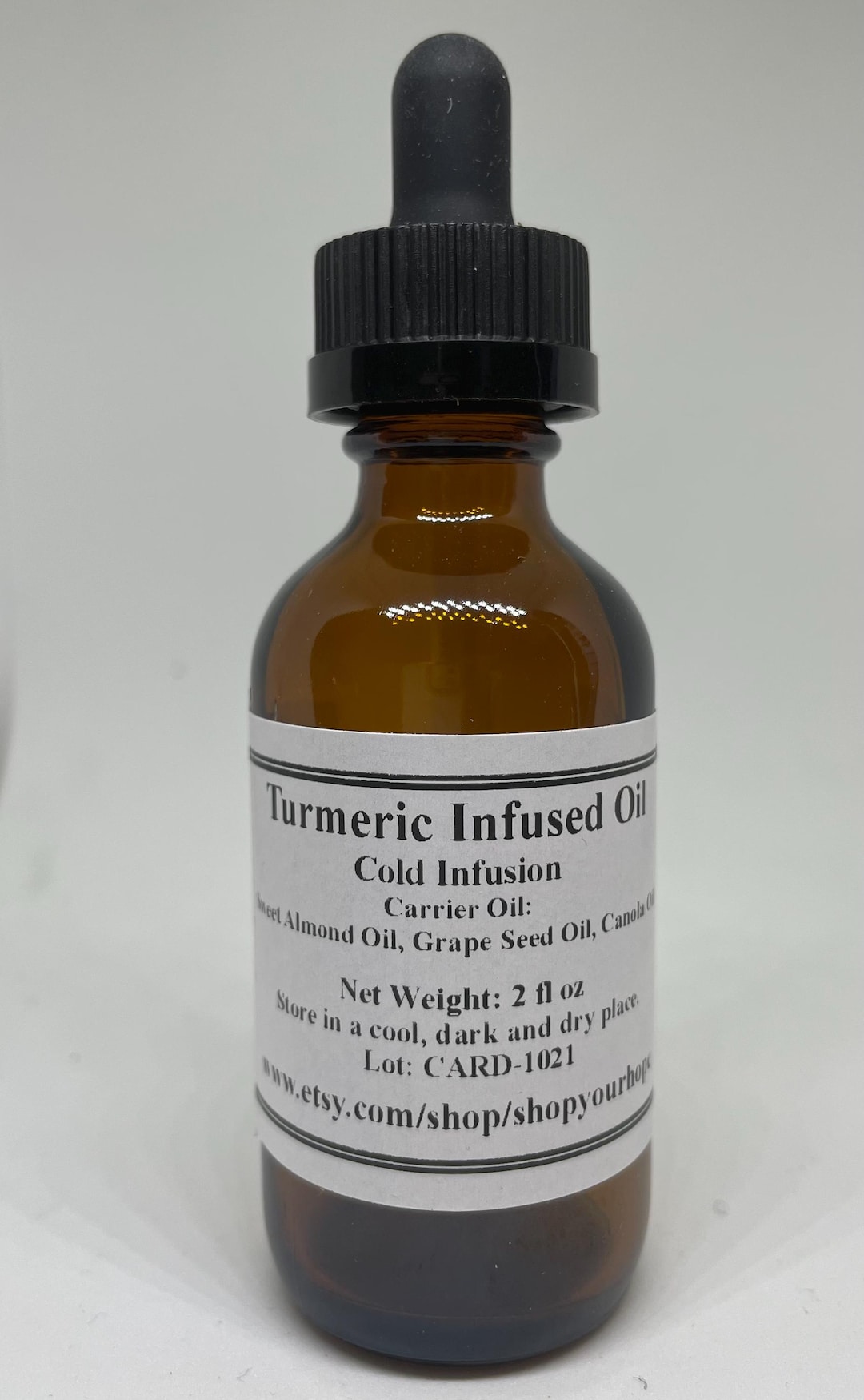 Turmeric Infused Oil, Turmeric Root Oil, Cold Pressed, Face and Body ...