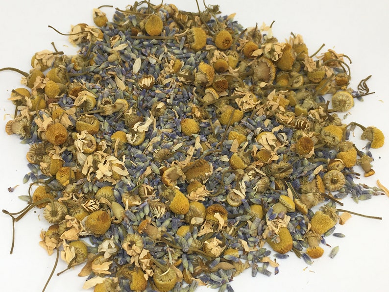 Chamomile and Lavender, Herbal Tea, Sleep Ease, Relaxing - Etsy