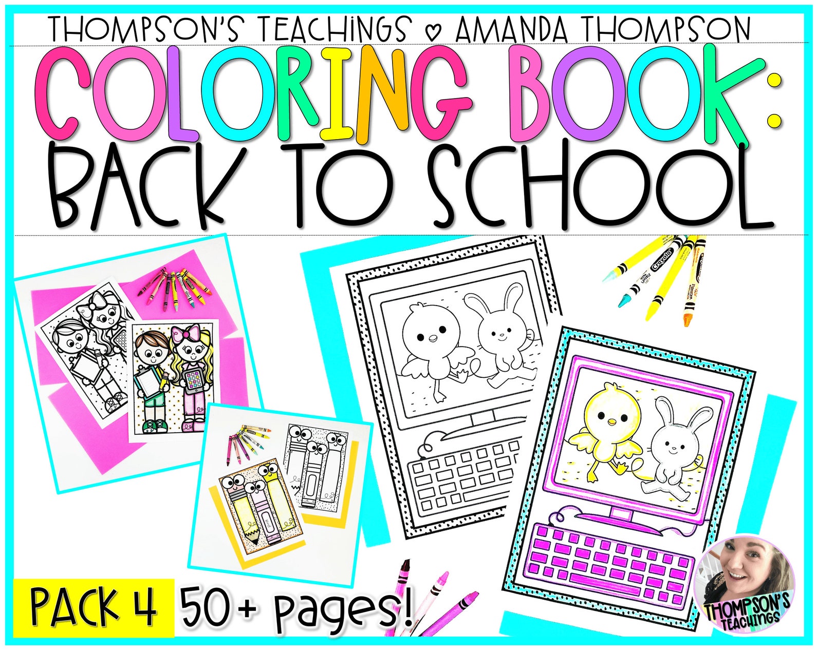 Back to School Coloring Pages || Coloring Sheets || School Coloring ...