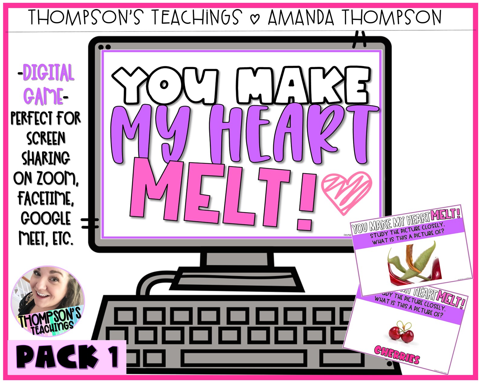 Virtual Valentine's Day Game || Party Game || Games for ZOOM || Digital ...