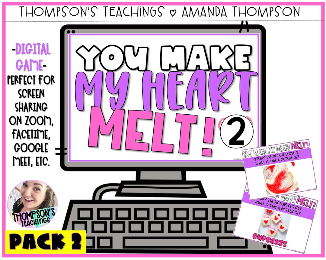 Virtual Valentine's Day Game || Party Game || Games for ZOOM || Digital ...