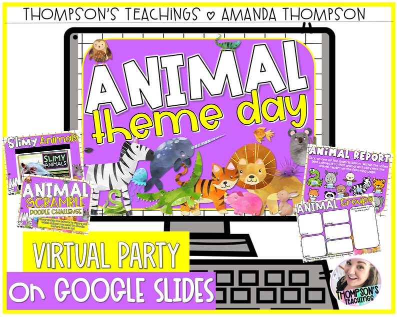 Virtual Animal Day || Party Games || Games for ZOOM || Digital End of ...