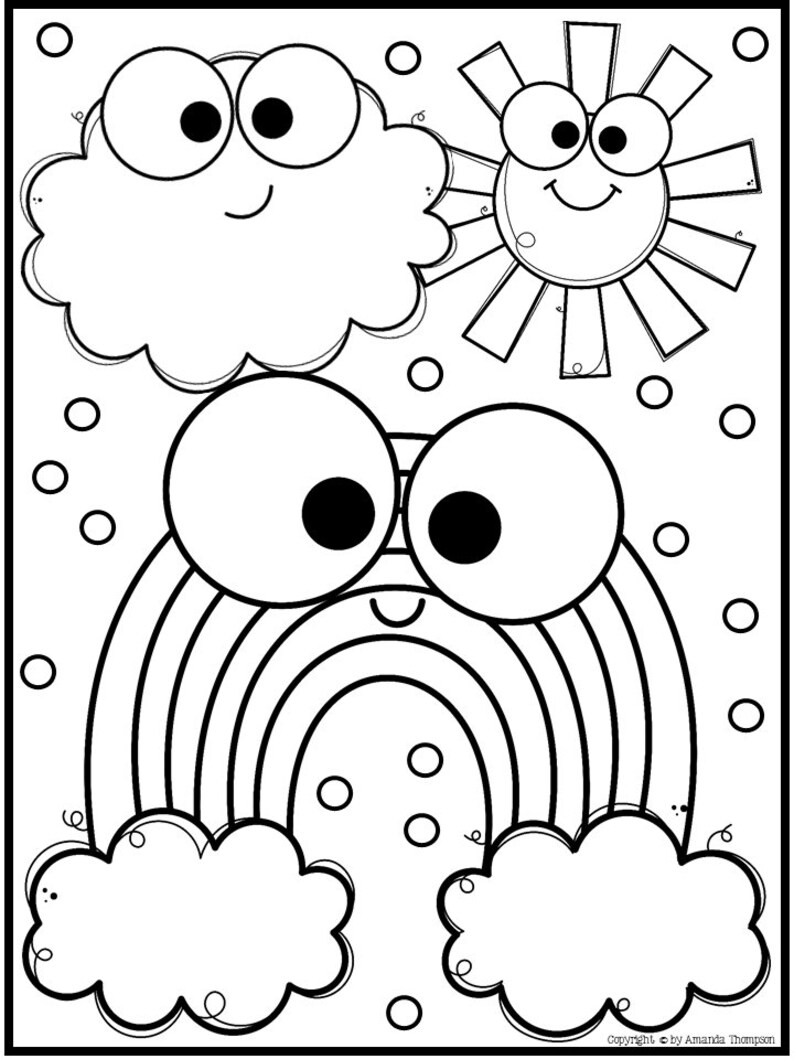 Summer Coloring Pages Coloring Sheets Spring Coloring - Etsy Canada