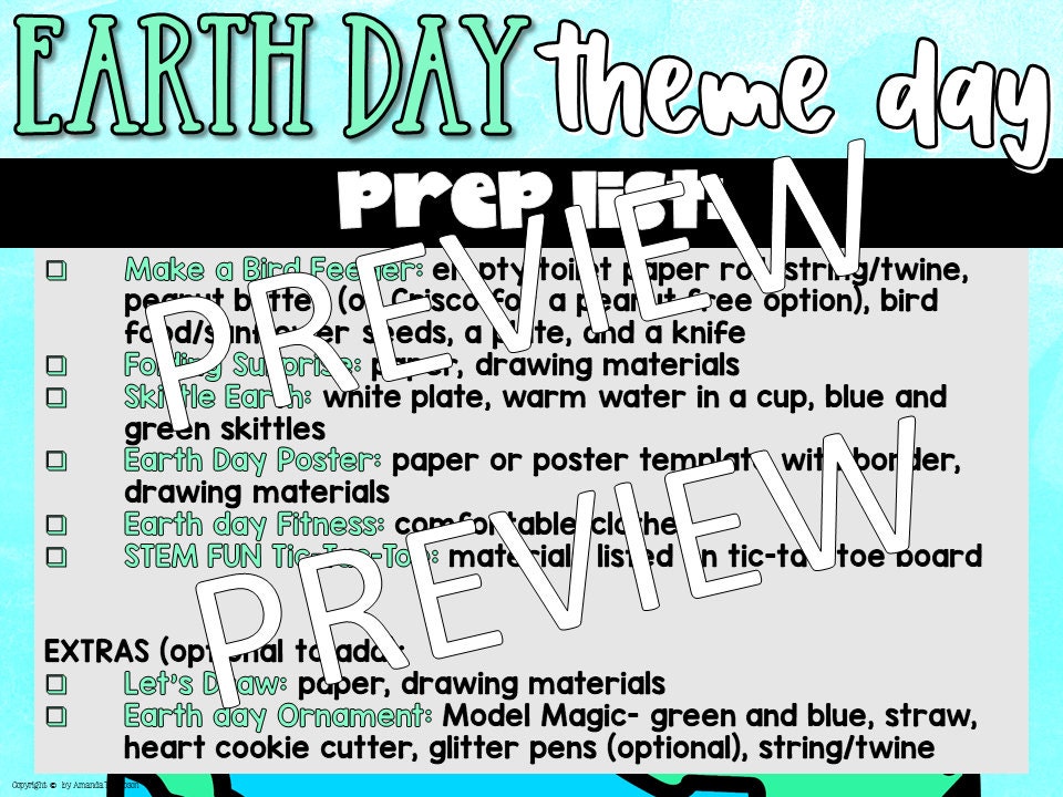 Virtual Earth Day Party Games Games for ZOOM Digital Spring Activities ...