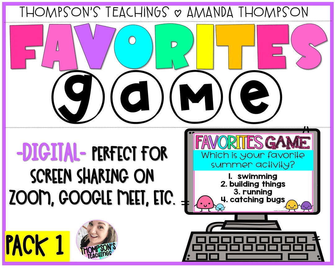 Virtual Party Game || Party Game || Games for ZOOM || Digital Games for ...