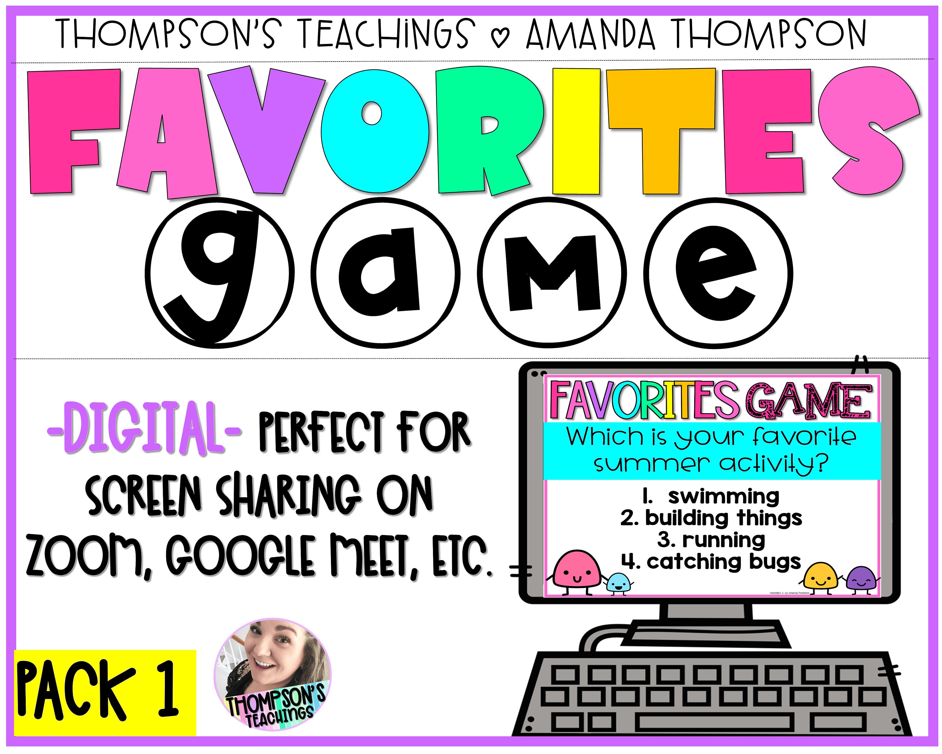 Virtual Party Game || Party Game || Games for ZOOM || Digital Games for ...