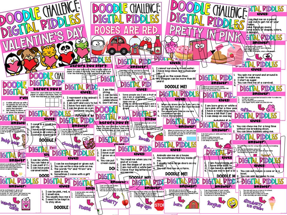 Virtual Valentine's Day Game || Party Game || Games for ZOOM || Digital ...