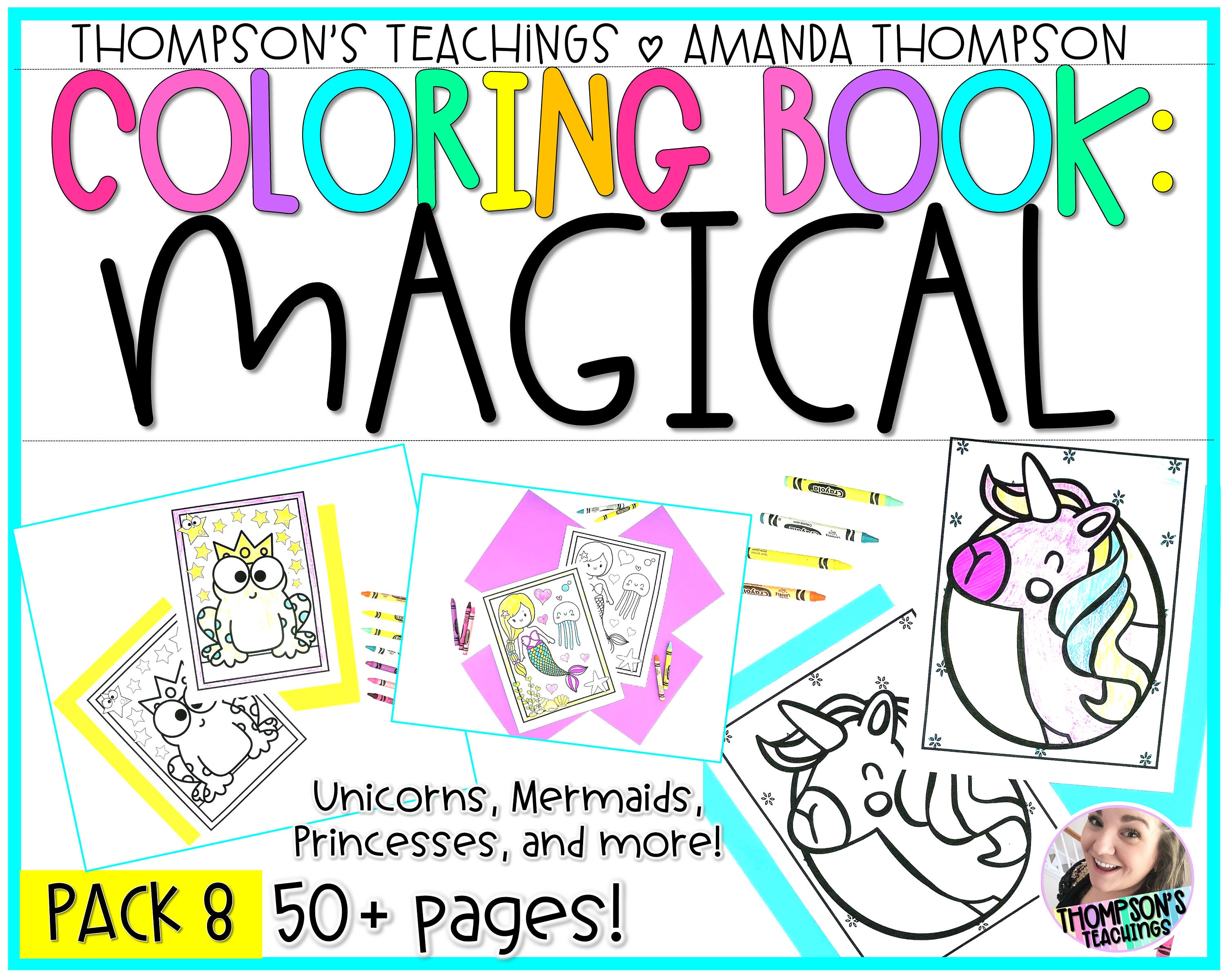 Magical Coloring Pages || Coloring Sheets || Fantasy Coloring Book for ...
