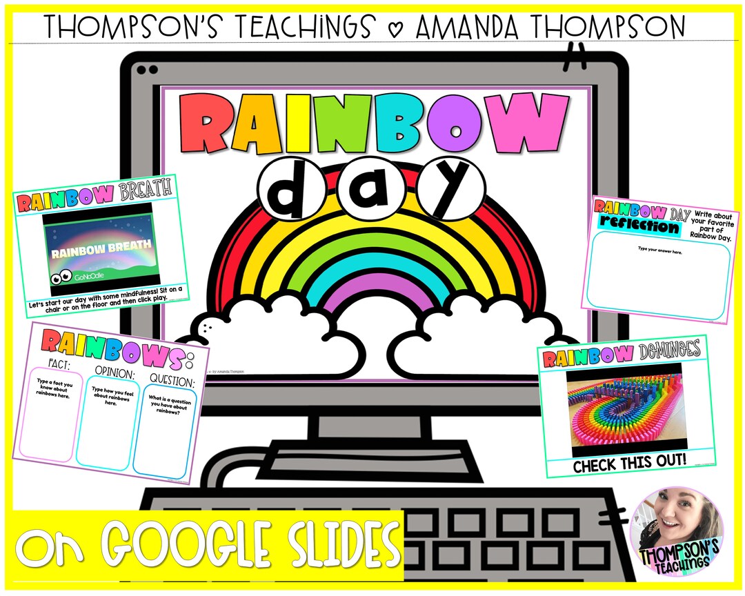 Virtual Rainbow Party Games: Digital Activities for Kids (digital ...