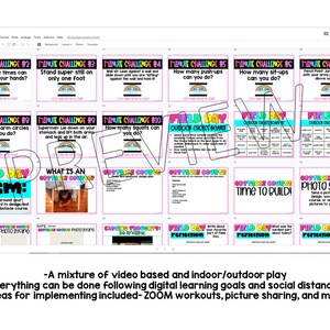 Virtual FIELD DAY || Party Games || Activities for ZOOM || Digital Gym ...
