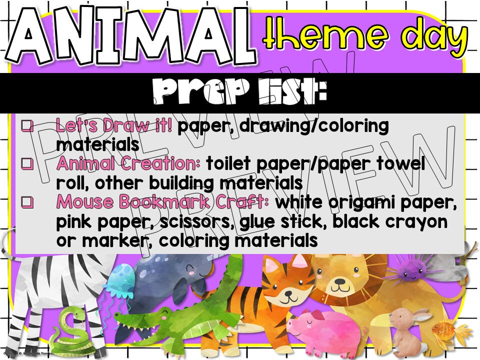 Virtual Animal Day || Party Games || Games for ZOOM || Digital End of ...