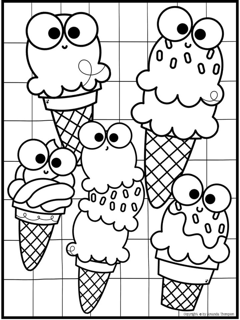 Summer Coloring Pages Coloring Sheets Spring Coloring - Etsy Canada