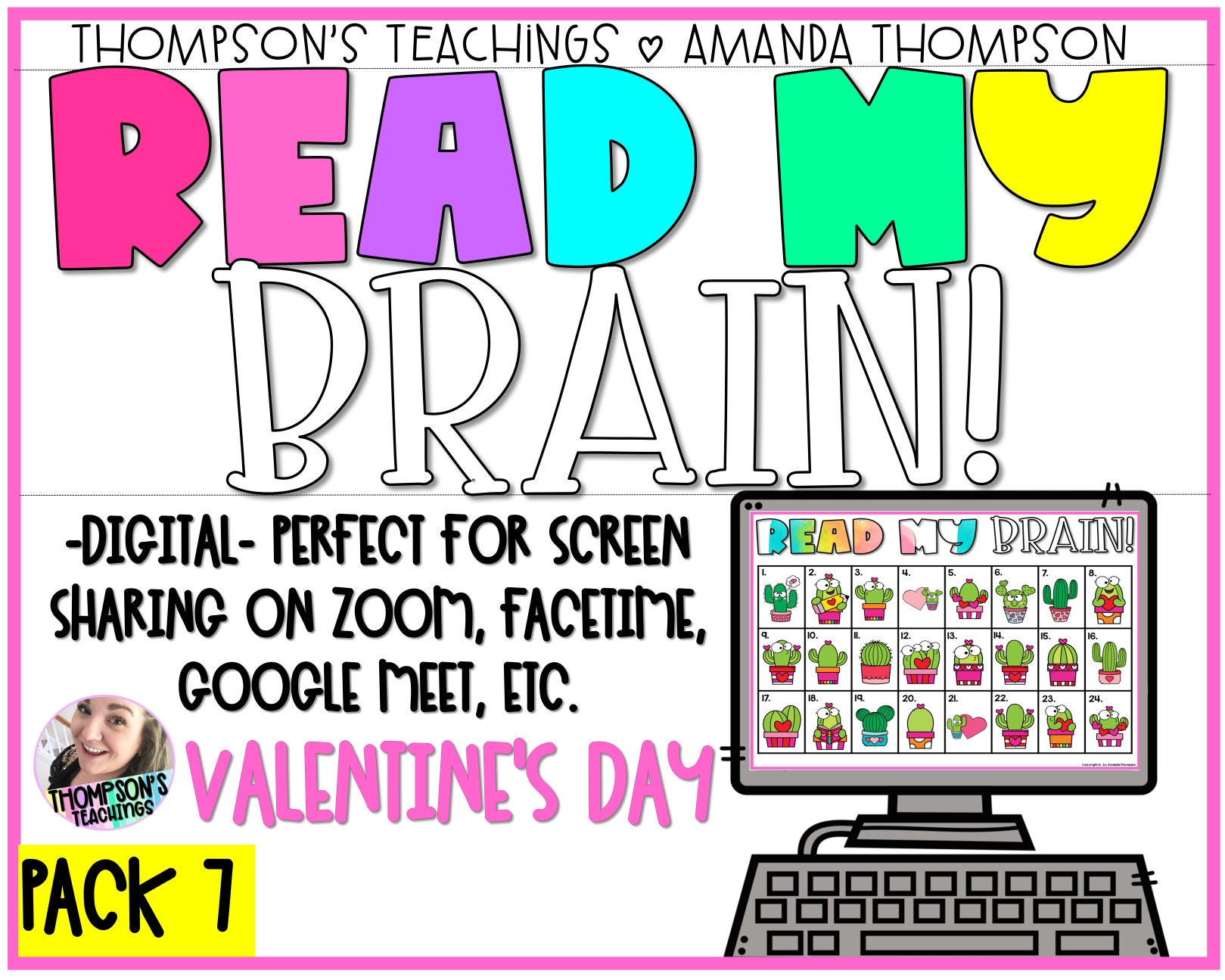 Virtual Valentine's Day Game || Party Game || Games for ZOOM || Digital ...