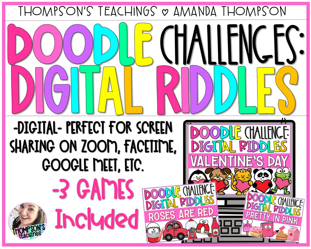 Virtual Valentine's Day Game || Party Game || Games for ZOOM || Digital ...