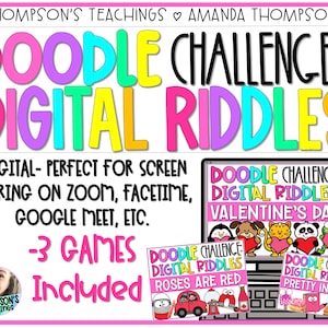 Virtual Valentine's Day Game || Party Game || Games for ZOOM || Digital ...