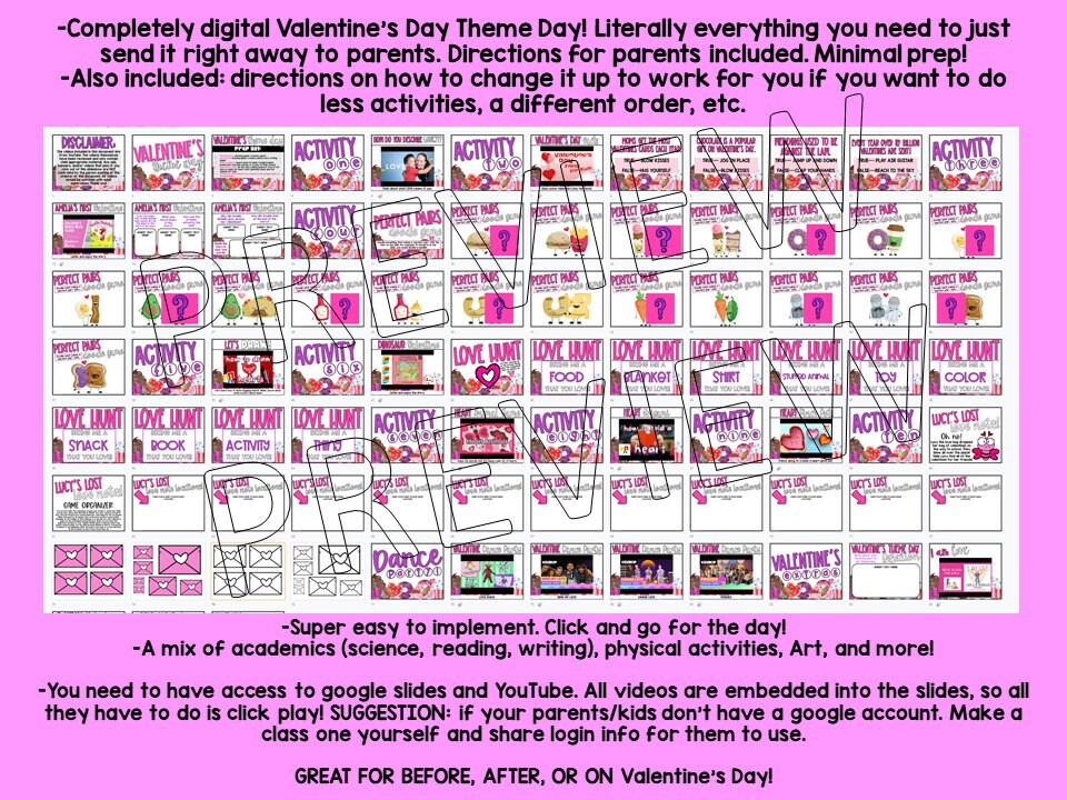 Virtual Valentine's Day PARTY || Party Games || Games for ZOOM ...
