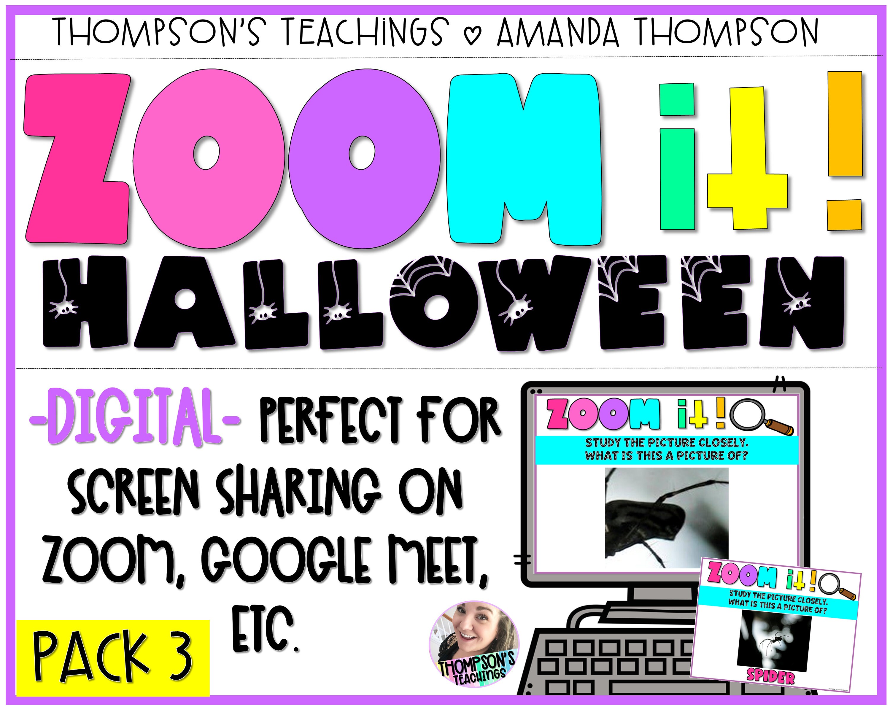 Virtual Halloween Zoom It Game || Party Game || Halloween Games for ...