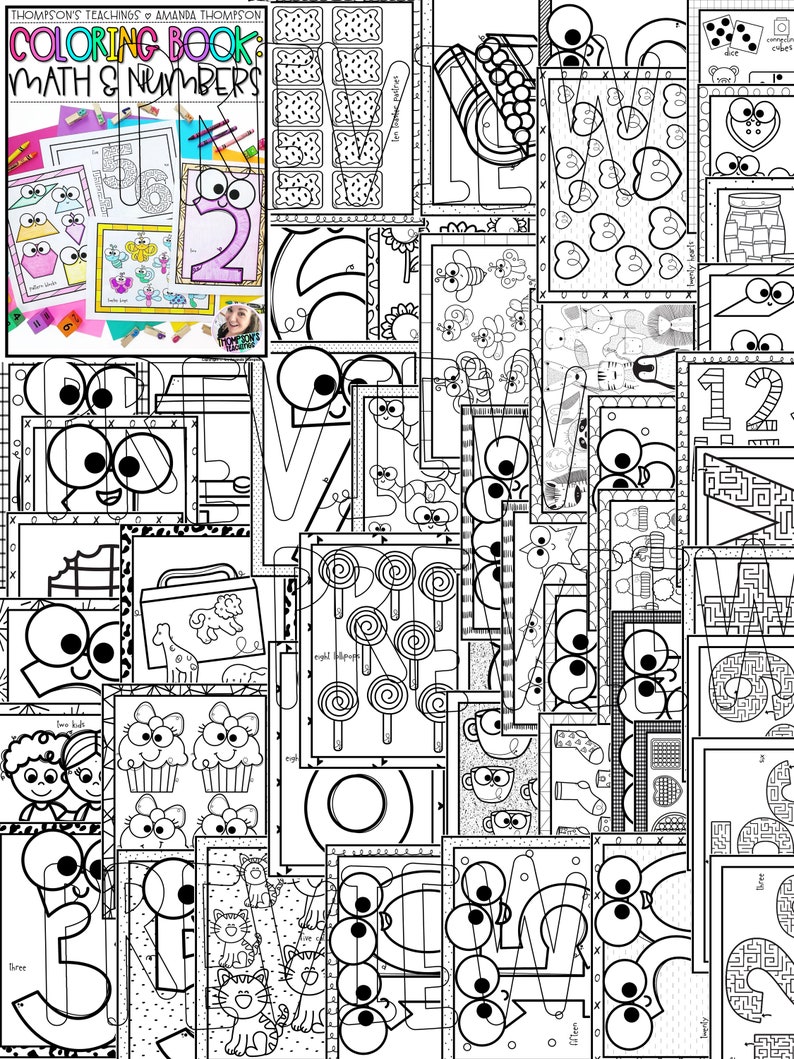 Back to School Coloring Pages || Coloring Sheets || Math Coloring Book ...