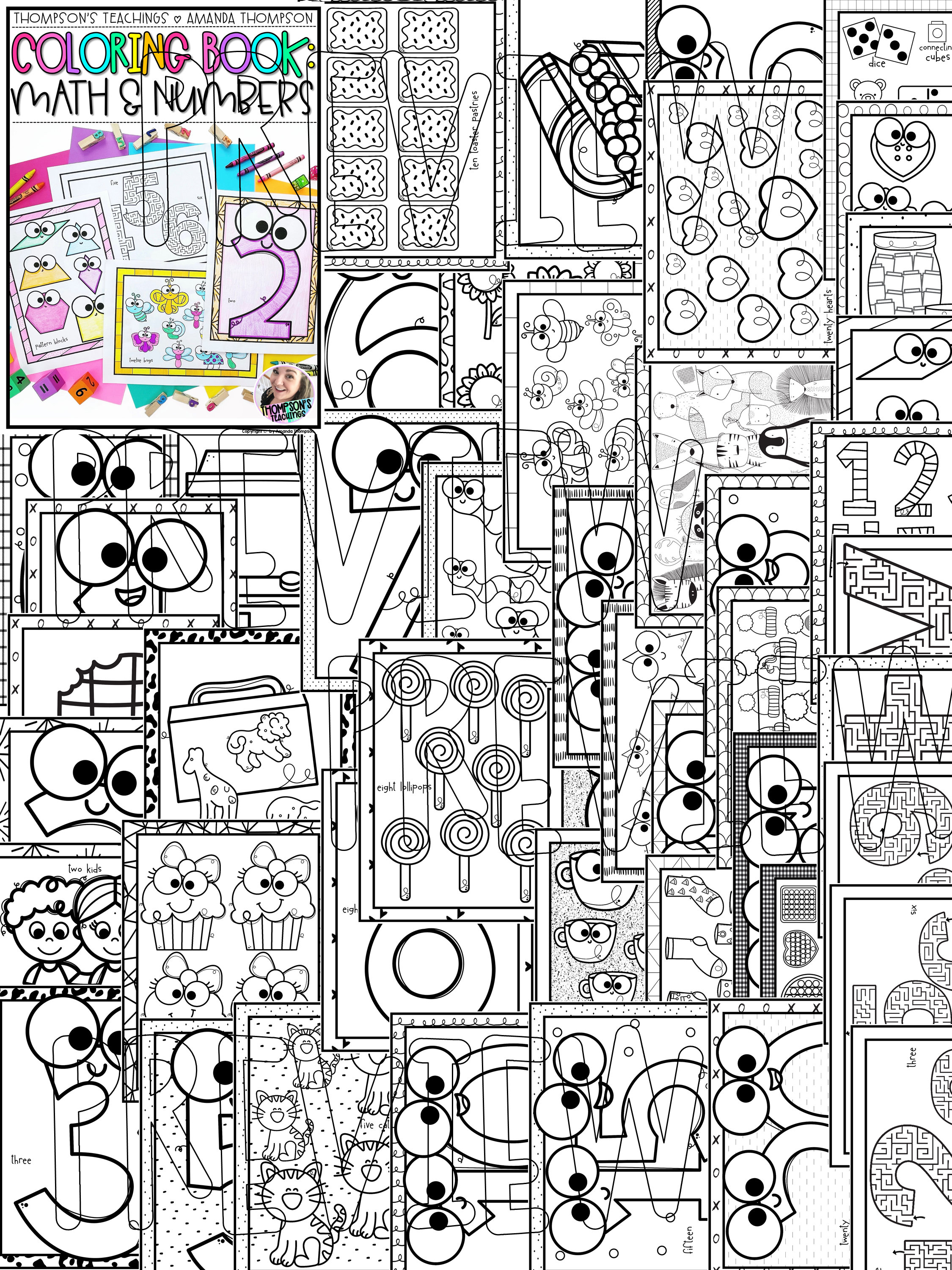 Back to School Coloring Pages || Coloring Sheets || Math Coloring Book ...