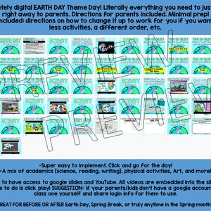 Virtual Earth Day Party Games Games for ZOOM Digital - Etsy