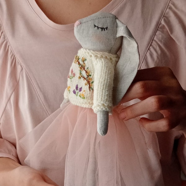 Linen Stuffed Animal - Etsy