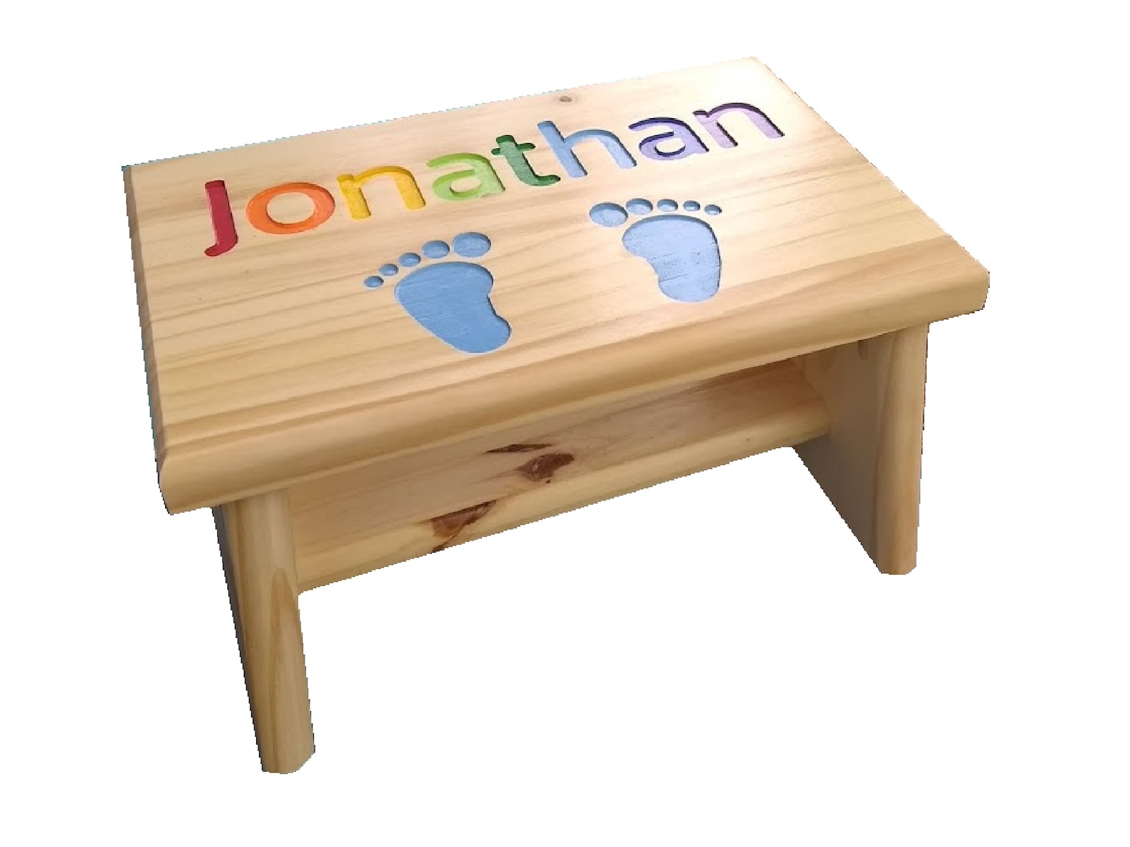Personalized Kids Step Stool Large Primary or Pastel Colors. Solid ...