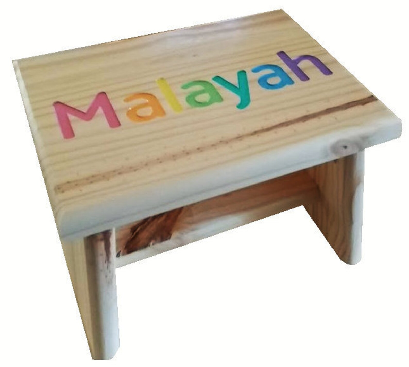 Personalized Kids Step Stool Primary or Pastel Colors. Solid - Etsy