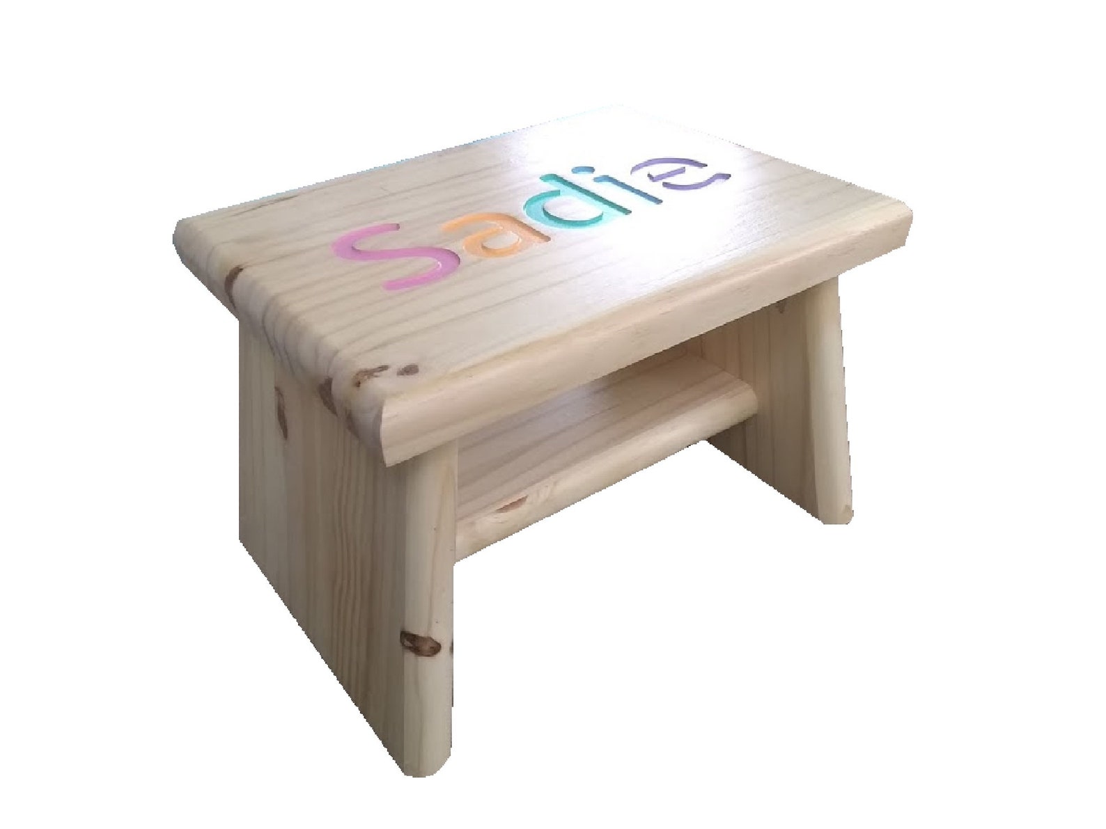 Personalized Kids Step Stool Primary or Pastel Colors. Solid - Etsy