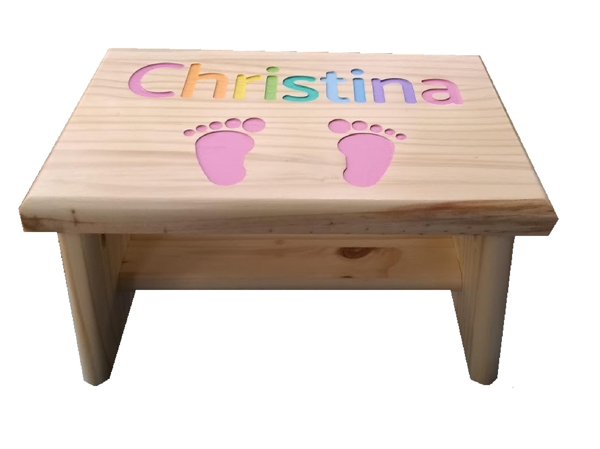 Personalized Kids Step Stool Large Primary or Pastel Colors. | Etsy