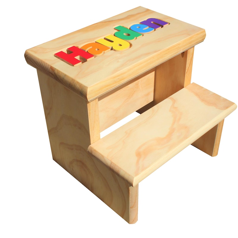 Stool Name Wood - Etsy