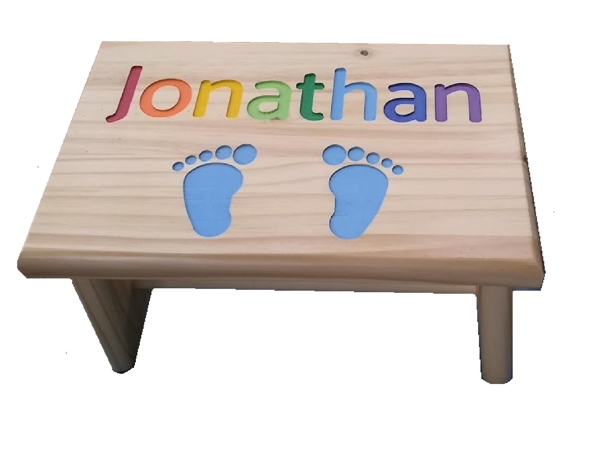Personalized Kids Step Stool Large Primary or Pastel Colors. | Etsy