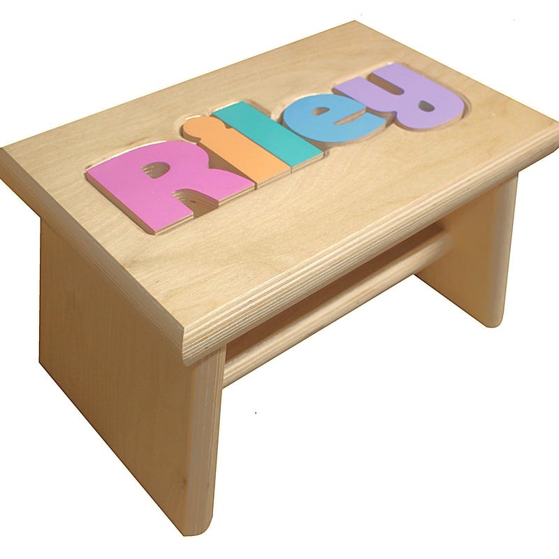 Name stool - Etsy