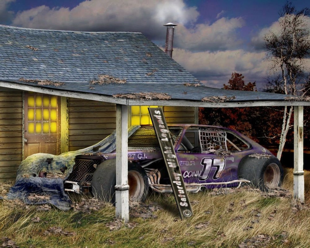 17 Ron Bouchard - Saturday Night Legends Race Car Print - Etsy