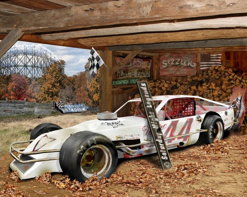 44 Reggie Ruggiero Pontiac Saturday Night Legends Race Car - Etsy